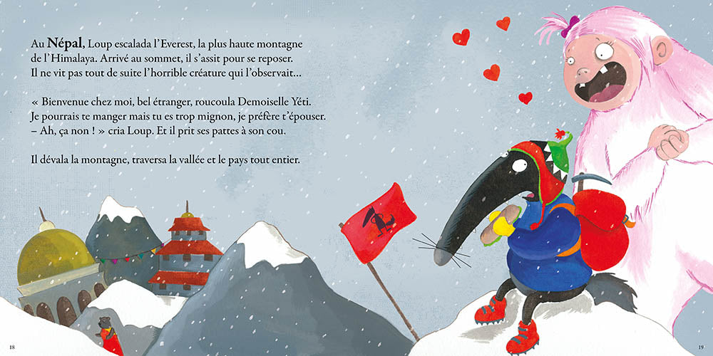 Le Loup qui voulait faire le tour du monde. Grand format – Karusel